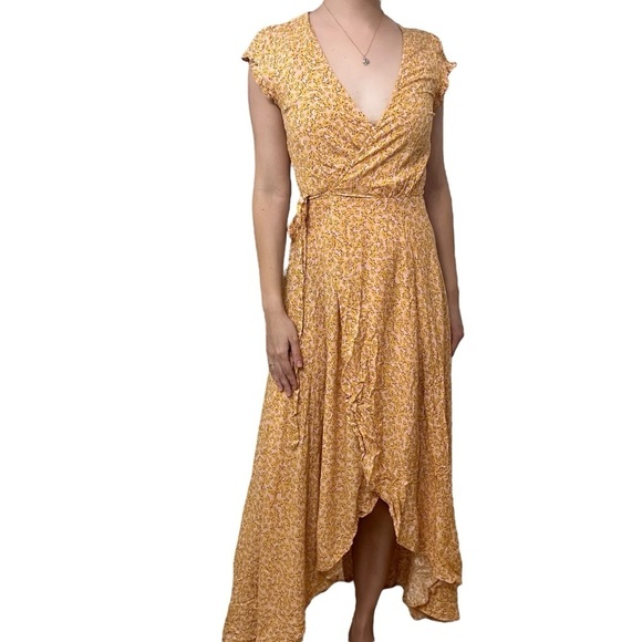 Auguste The Label | Dresses | Auguste The Label Wrap Dress Floral ...